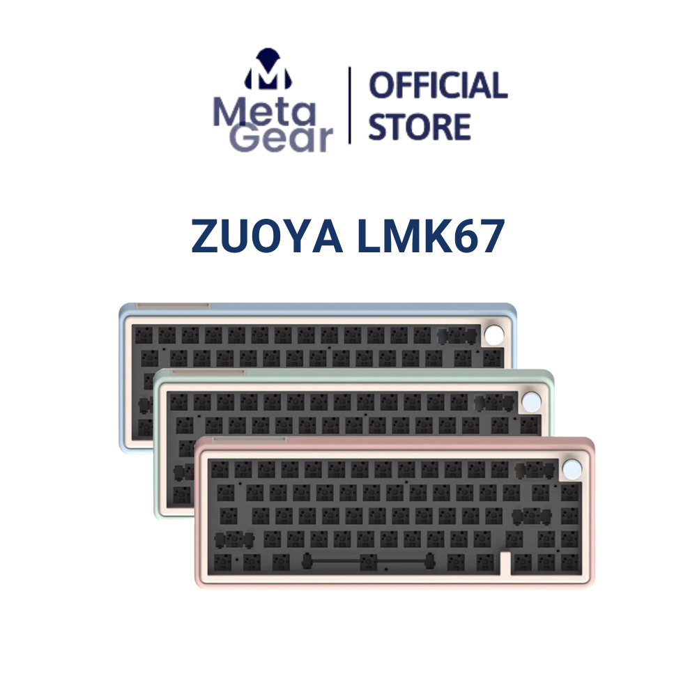 Kit bàn phím cơ ZUOYA LMK67 - 3 modes kết nối - vỏ nhôm- hỗ trợ Via ...