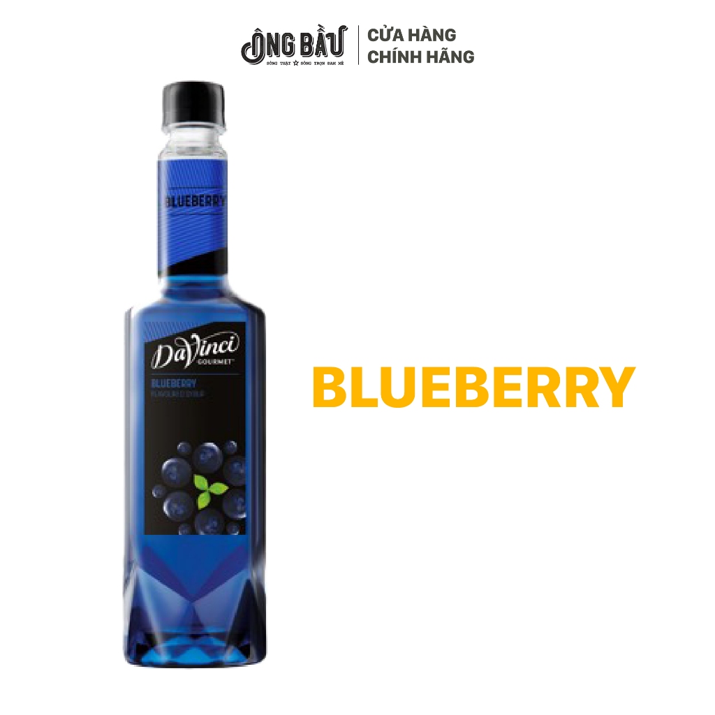 Siro Hương Việt Quất / Blueberry Syrup - DaVinci (750ml) | Shopee Việt Nam