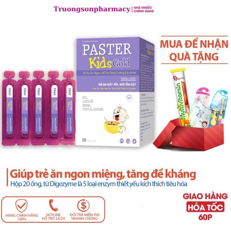 PASTER KIDS GOLD ỐNG hộp 20 ống | Shopee Việt Nam