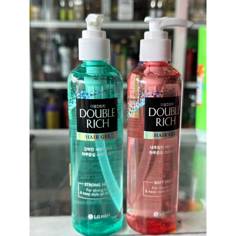 Gel tạo kiểu tóc Double Rich Hair Gel 250ml | Shopee Việt Nam