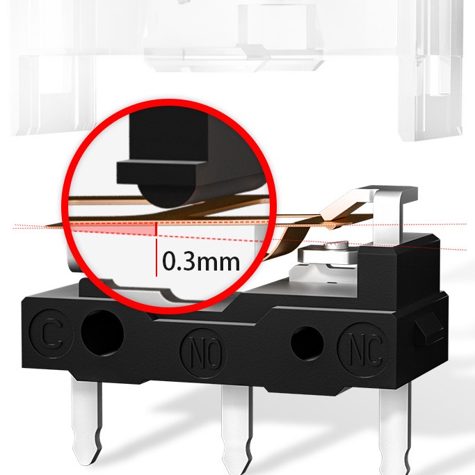 Nút Click Switch Chuột Kailh GM 8.0 Black Mamba Siêu Bền 80 Triệu Click ...