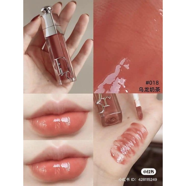 Son Dior 018 - Son dưỡng Lip Maximizer Intense Spice Hồng Hạt Dẻ ...