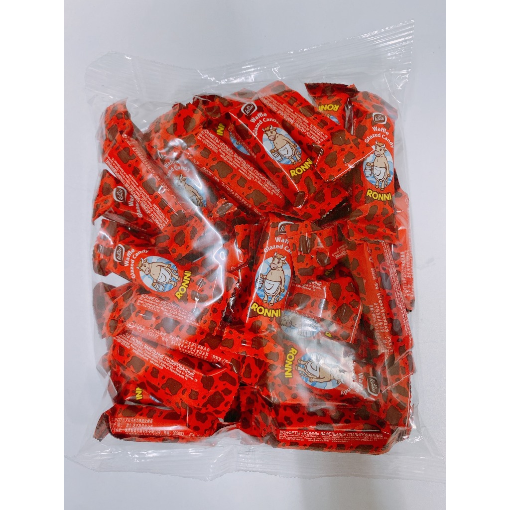 BÁNH XỐP PHỦ SOCOLA BÒ ĐỎ RONNI NGA TÚI 400G | Shopee Việt Nam