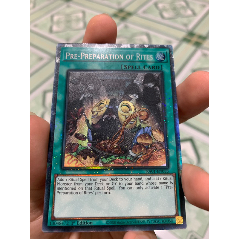 Thẻ Bài Yu-Gi-Oh! UK RA01-EN055 Pre-Preparation of Rites | Shopee Việt Nam