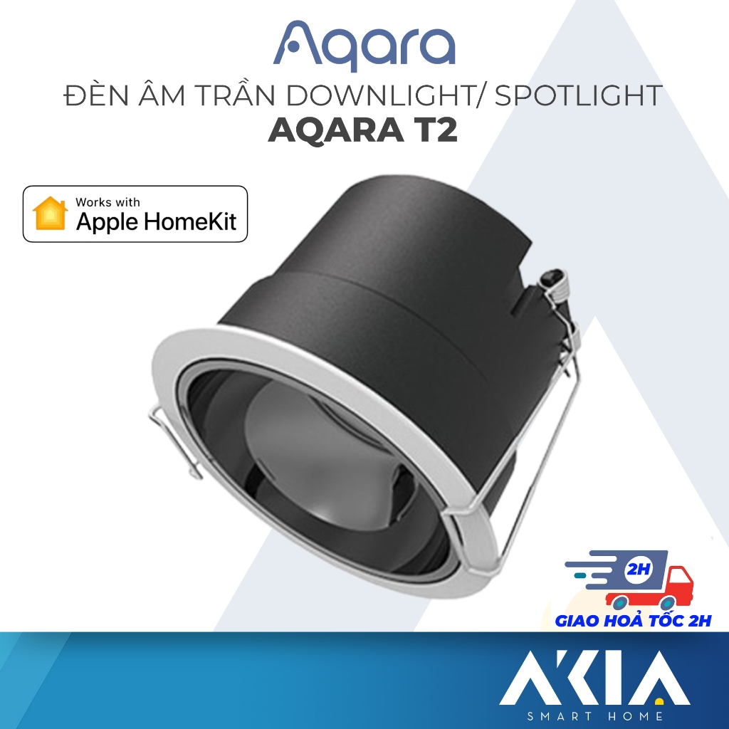 Đèn âm trần Downlight/ Spotlight Aqara T2, điều chỉnh độ sáng, hoàn màu ...