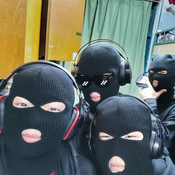 Mũ Len Trùm Đầu Kín Mặt Đen Black Baklava Balaclava Hat Meme Hài Ẻ ...