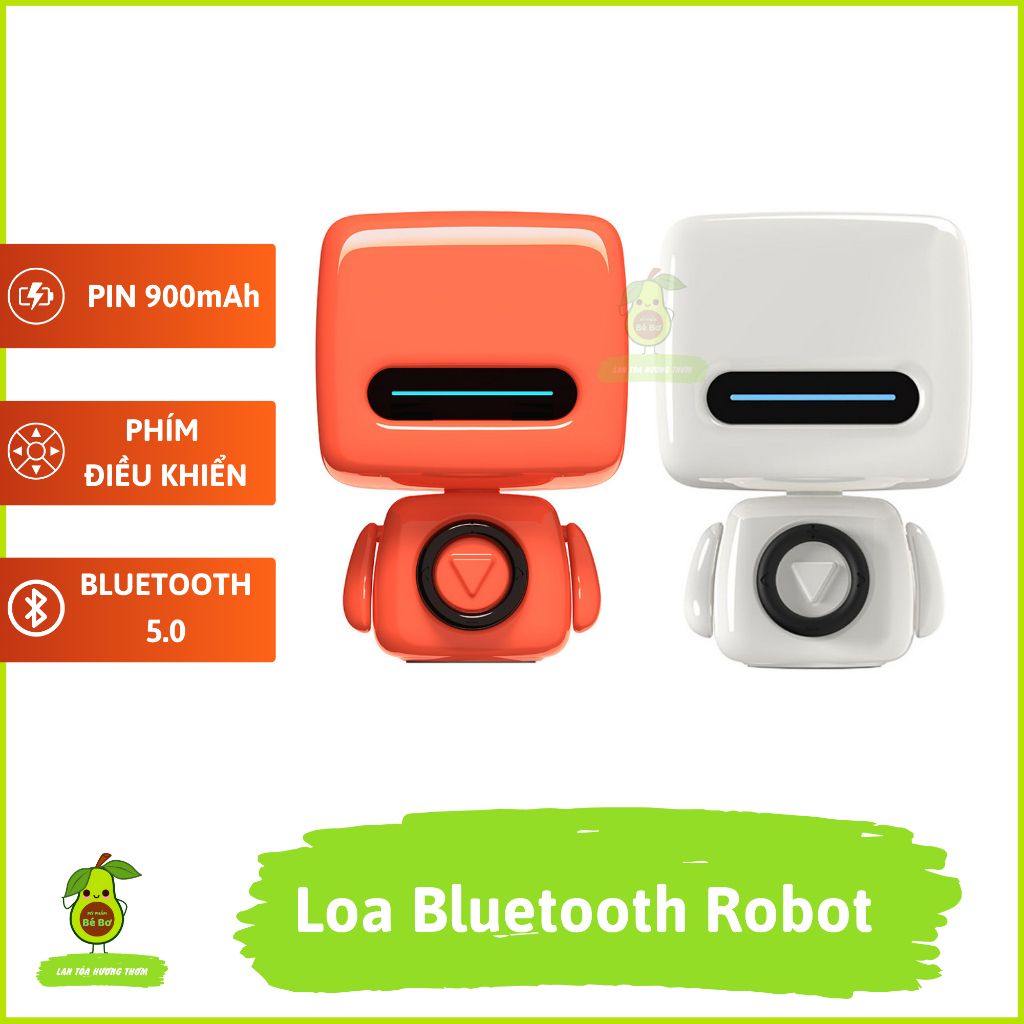 Loa Bluetooth hình Robot dễ thương - loa nghe nhạc pin lâu bluetooth 5. ...