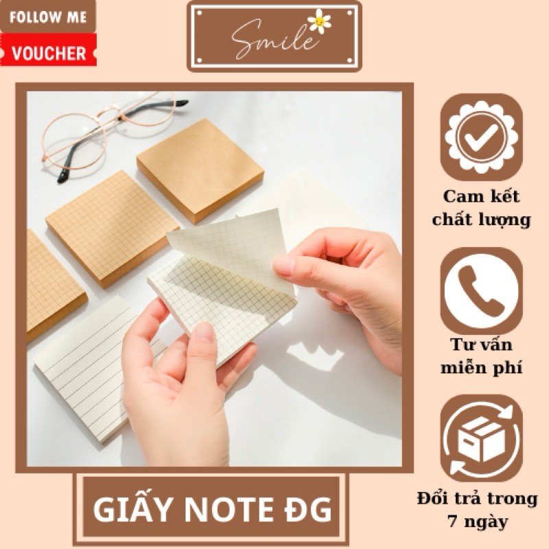 Giấy Ghi Chú (Note) Dán Kiểu Đơn Giản 2 Màu | Shopee Việt Nam