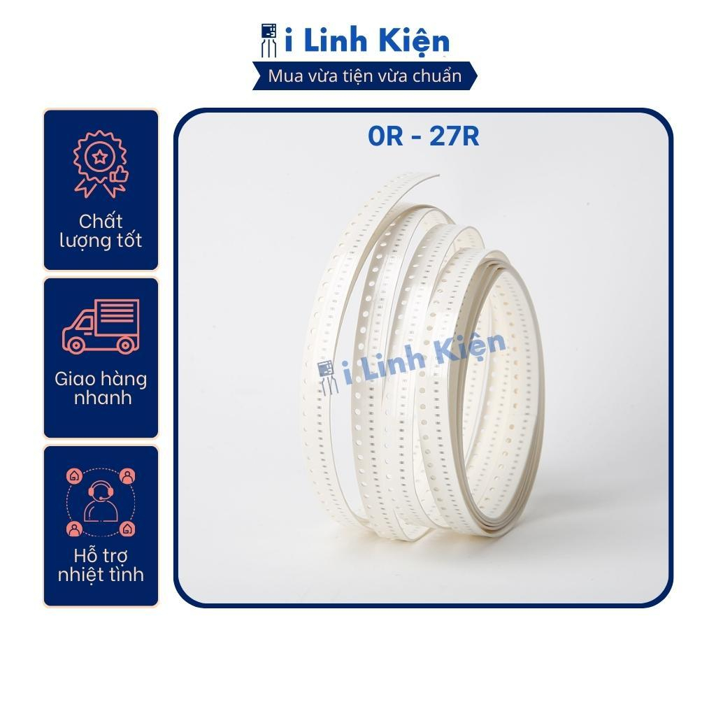 Điện trở dán 1206 1/4W 0R - 27R 1% chất lượng tốt (túi 50 con) | Shopee Việt Nam