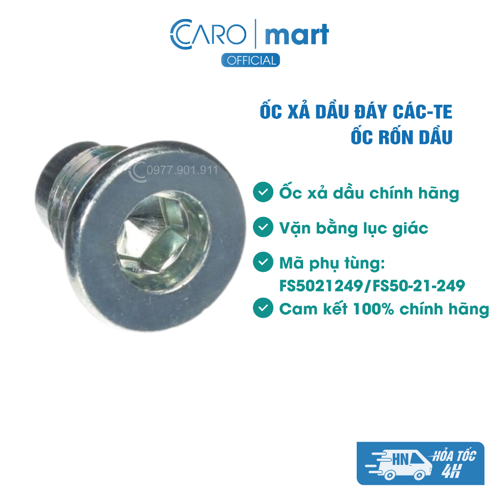 [Chính Hãng] Ốc rốn dầu, bu lông xả nhớt (dầu máy), ốc đáy các te xe ...