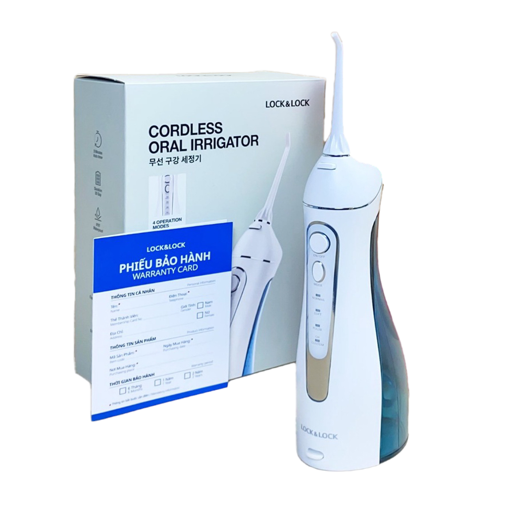 Máy Tăm Nước Không Dây LocknLock ENR156BLU | Shopee Việt Nam