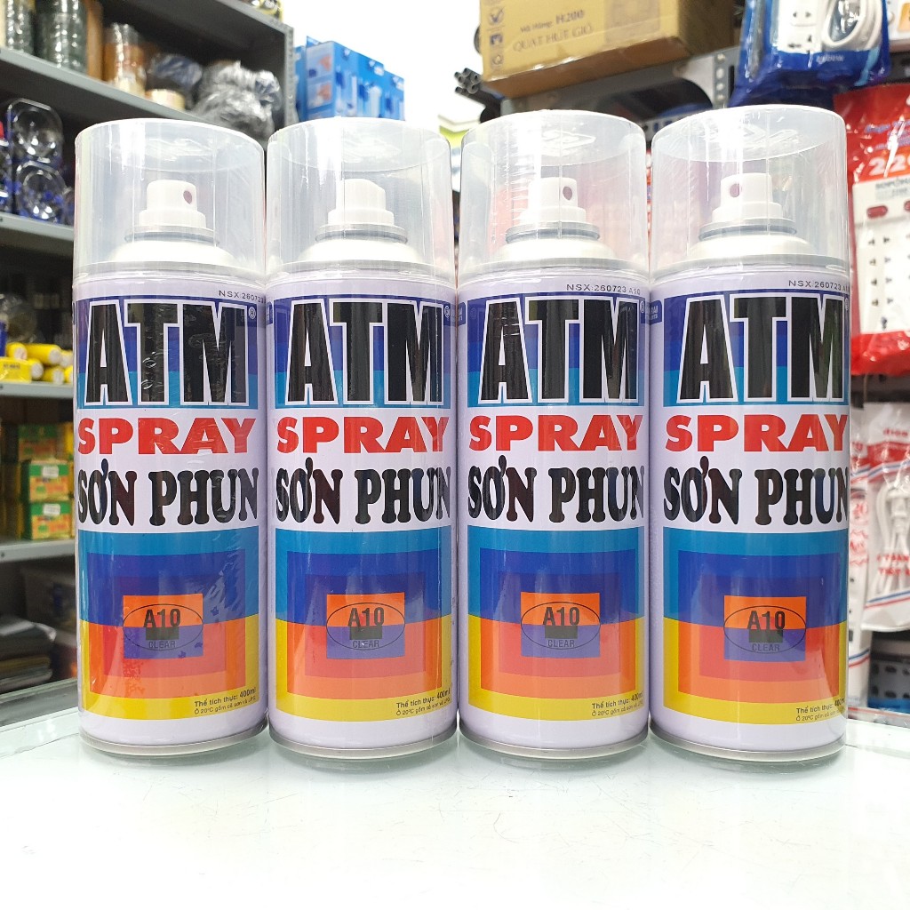 Sơn xịt ATM màu bóng A10 Clear | Shopee Việt Nam