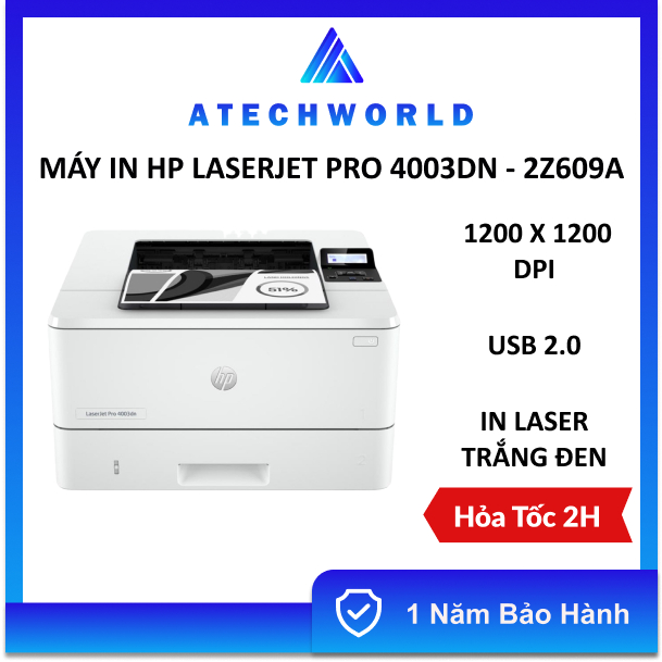 Máy In HP LaserJet Pro 4003dn Printer 2Z609A - Hàng Chính Hãng - BH 1 Năm - Có Xuất VAT | Shopee ...