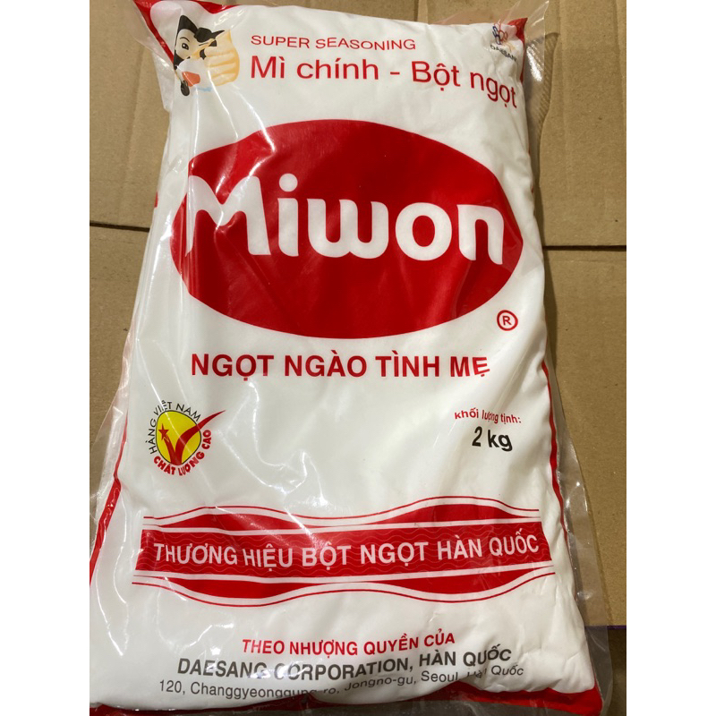 Mì chính miwon cánh nhỏ 2kg | Shopee Việt Nam