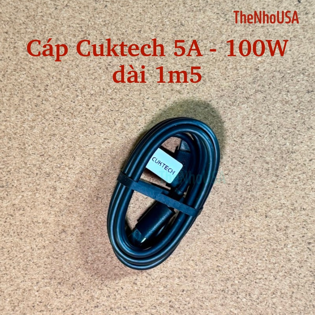 Củ sạc nhanh Cuktech Ultra Slim 65W 2 cổng type C AC65B2 PD PPS QC4 ...