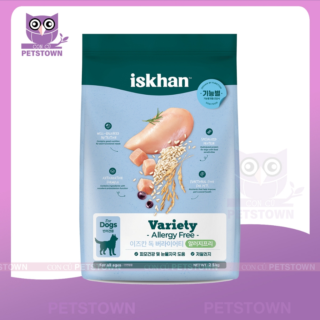 [2.5KG] ISKHAN DOG - THỨC ĂN ISKHAN DOG ALLERGY FREE CHO CHÓ BỊ DỊ ỨNG ...