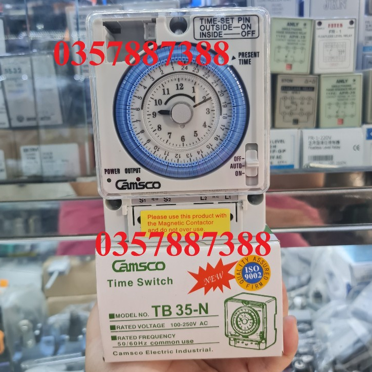 Đồng Hồ Hẹn Giờ TB35-N Hiệu Camsco Timer Công Tắc Hẹn Giờ Cơ TB35N ...