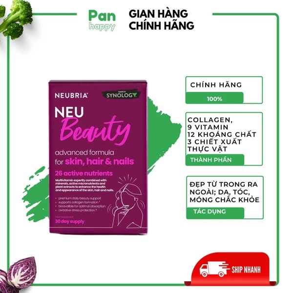 NEUBRIA NEU Beauty - Vitamin cho tóc, da và móng ( hộp 30 viên ...