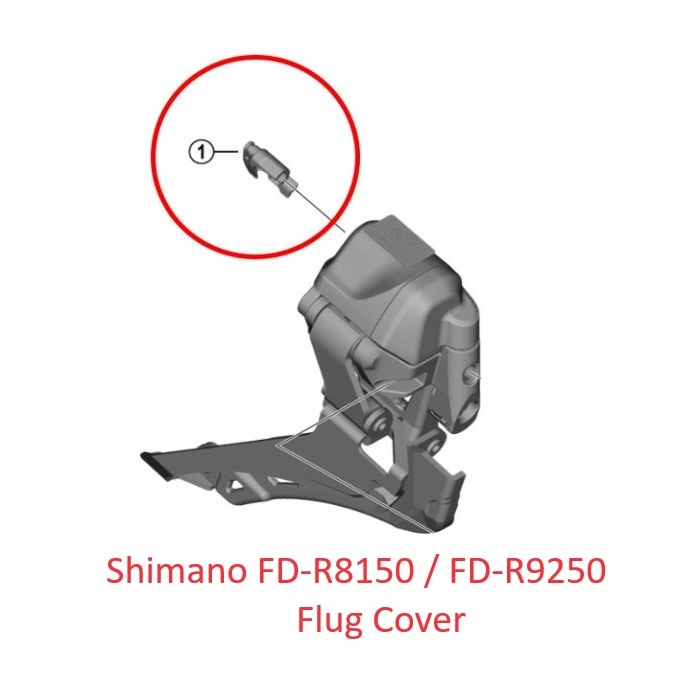 Phụ kiện nắp nhựa giữ dây đề DI2 Ultegra FD-R8150 / FD-R9250 mã Shimano ...