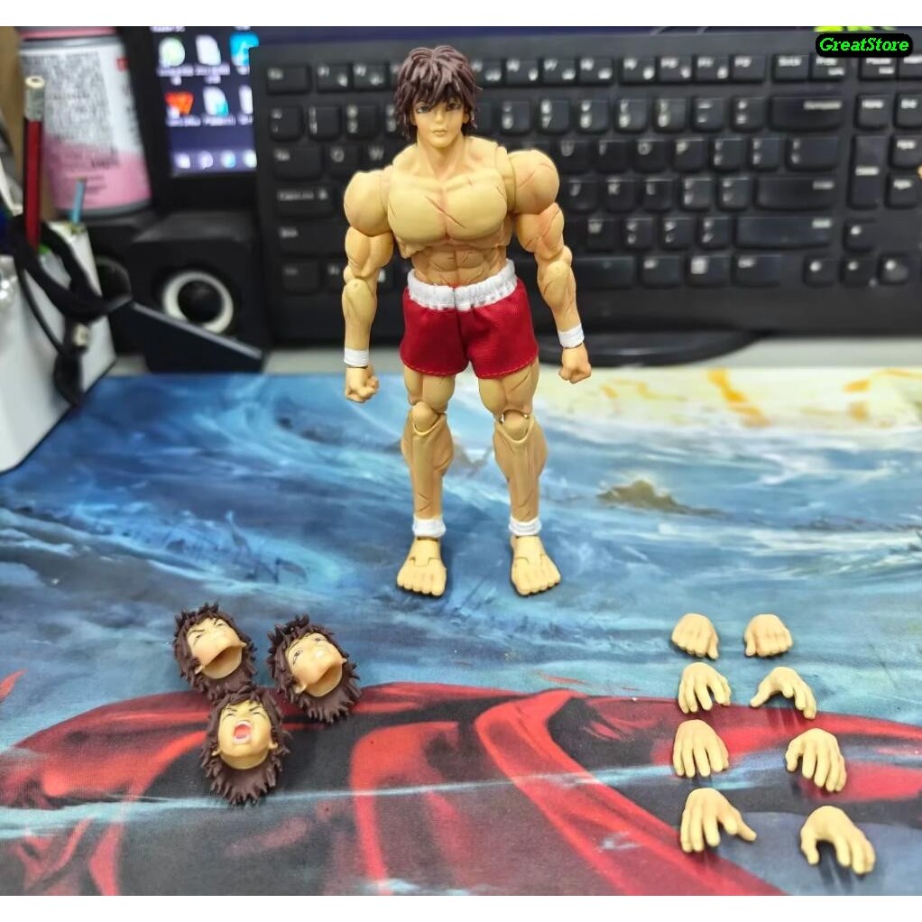 [ Sẵn ] Mô hình Hanma Baki,Yuujirou Hanma trong Baki the grappler ...