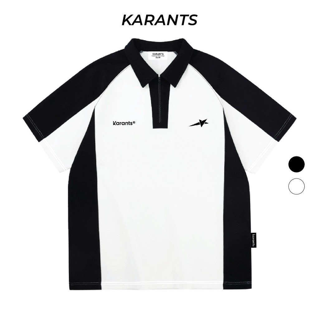 Áo Polo SuperStar Karants Local Brand Polo Unisex Nam Nữ Oversize Phối ...