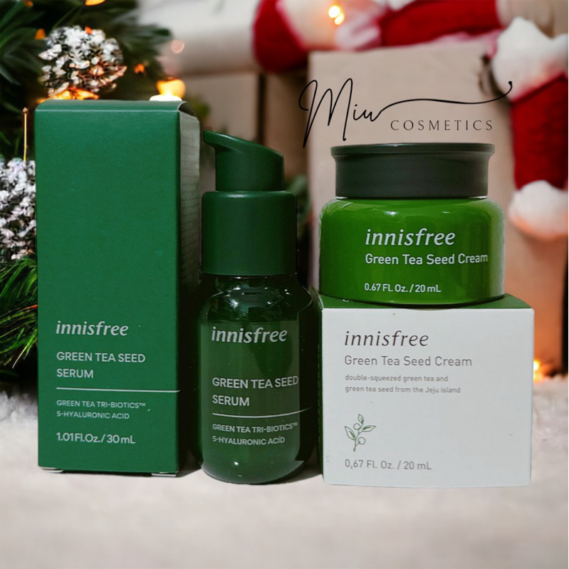 [Mini Size] Tinh Chất/Kem Dưỡng Trà Xanh Innisfree Green Tea Seed Serum ...