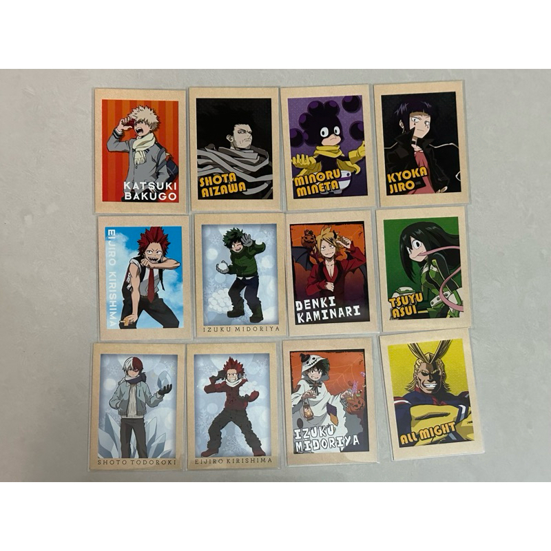 Thẻ card ảnh pola my hero academia MHA học viện siêu anh hùng shoto ...