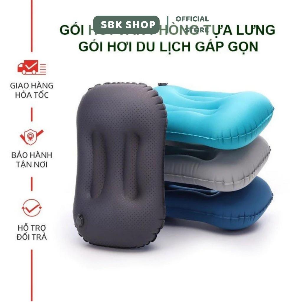 Gối Hơi Văn Phòng Du Lịch Dã Ngoại, Gối Tựa Lưng Tự Bơm Hơi Gấp Gọn ...