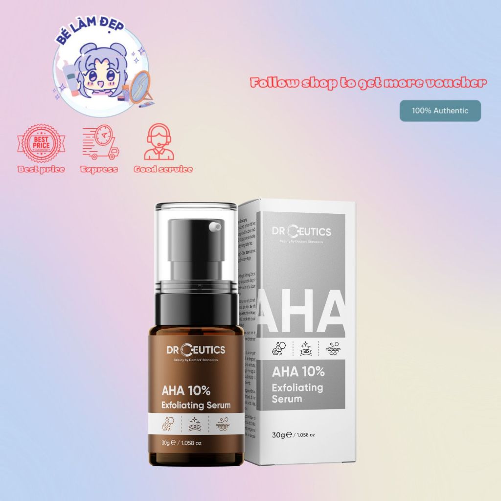 [MỚI] Serum AHA DrCeutics Tẩy Da Chết Làm Sáng Và Chống Lão Hóa Da AHA 10% Exfoliating | Shopee ...