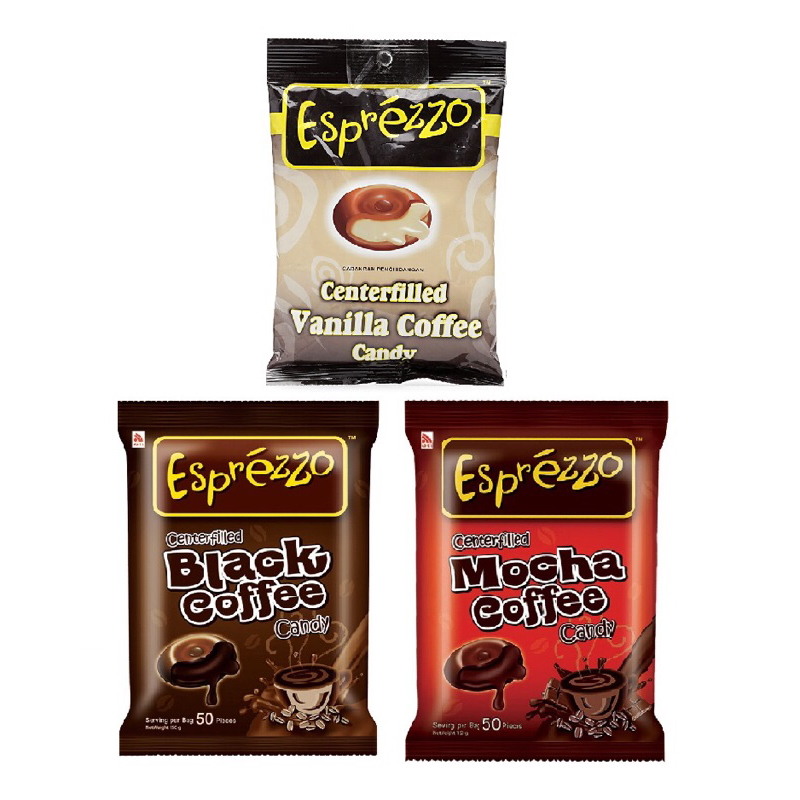 Kẹo Cứng Esprézzo Nhân Vani/ nhân cà phê/ nhân mocha gói 150g | Shopee ...