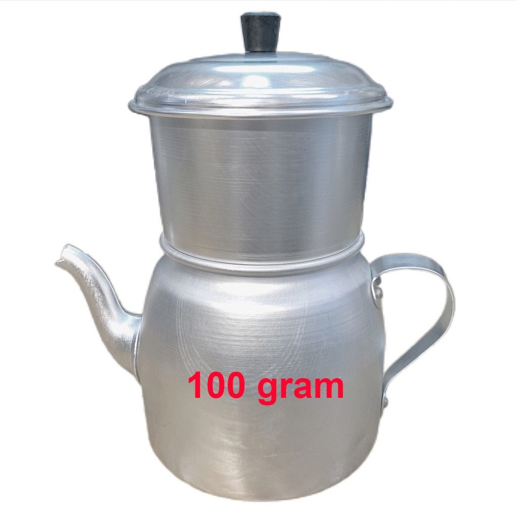 Phin pha cà phê, ấm pha cafe, phin nhôm pha cà phê 100gram - 200gram | Shopee Việt Nam