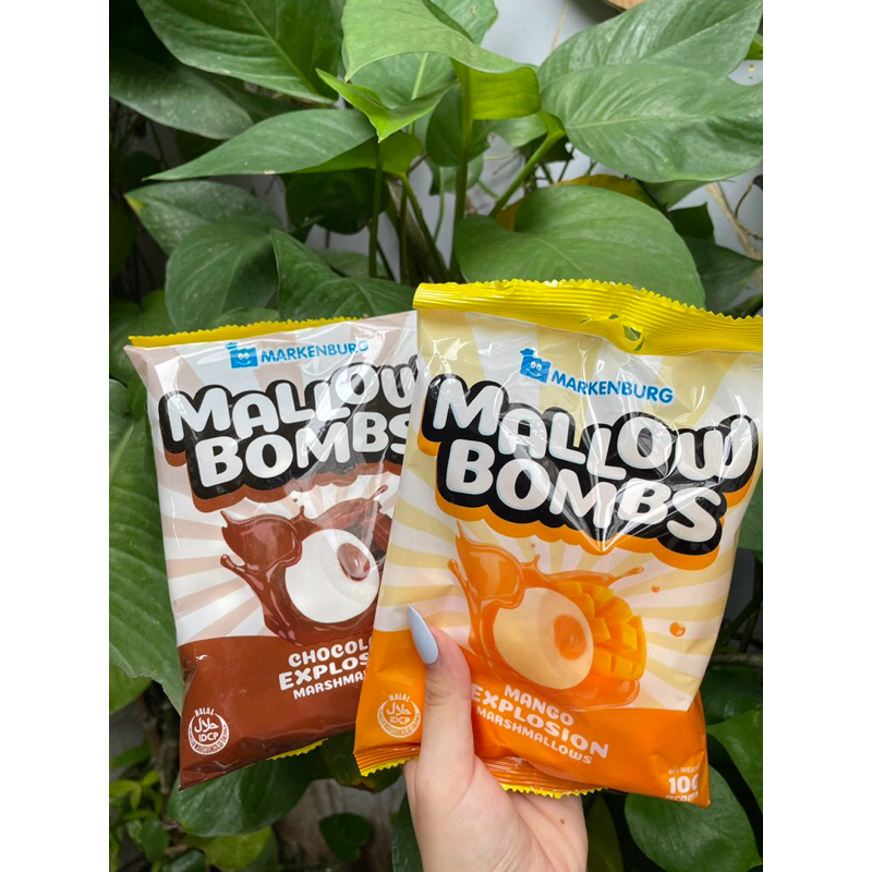 Kẹo Masrhmallow Nhân Xoài/ sô-cô-la Bombs gói 100g | Shopee Việt Nam