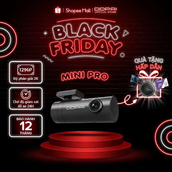 Camera Hành Trình Ô Tô DDPai Mini Pro Độ Phân Giải Full HD, Mini Pro Độ ...