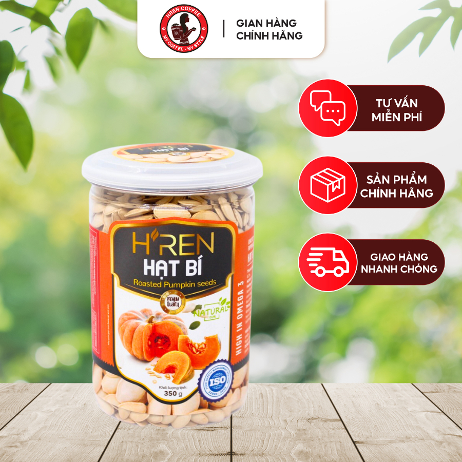 H'ren Hạt Bí Rang Đặc Biệt Loại 350gr Thơm Ngon | Shopee Việt Nam