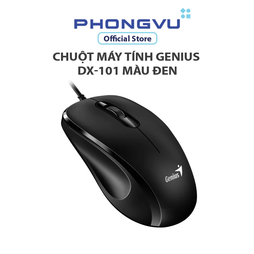 Chuột máy tính Genius DX-101 màu đen (31010026400) - Bảo hành 12 tháng ...