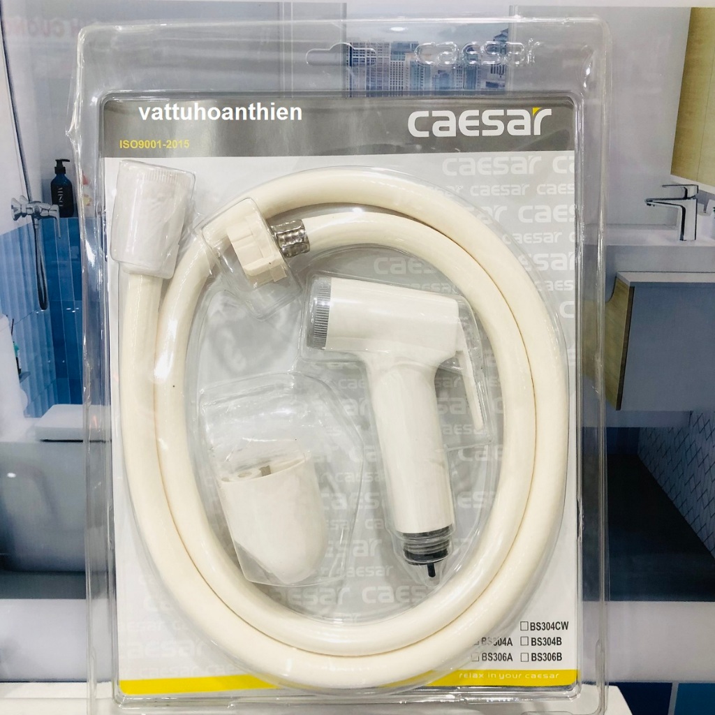 Vòi xịt vệ sinh nhựa Caesar BS304A chính hãng, Bảo hành 2 năm | Shopee ...