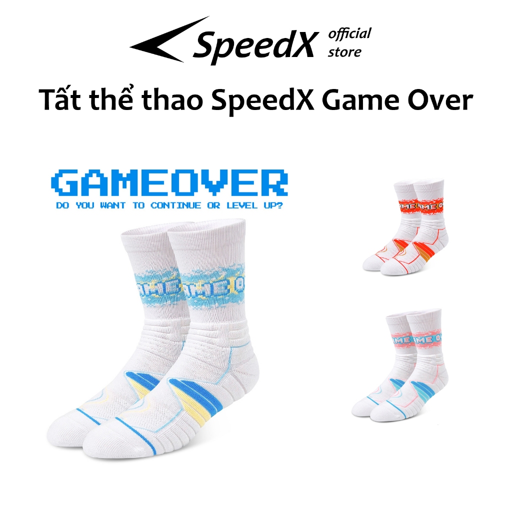 Tất Thể Thao Tất Đá Bóng Tất Bóng Rổ SpeedX Game Over Free Size Dành ...