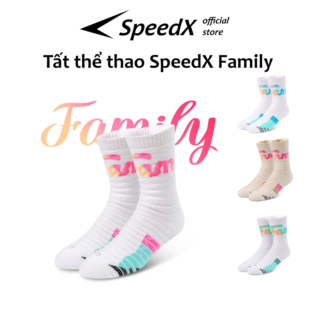 Tất Thể Thao Tất Đá Bóng Tất Bóng Rổ SpeedX Family Free Size Tất đá ...