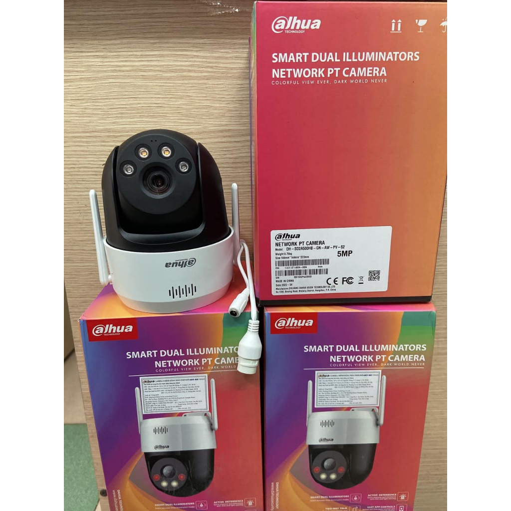 Camera IP WIFI quay quét 5MP DAHUA DH-SD2A500HB-GN-AW-PV-S2 | Shopee ...