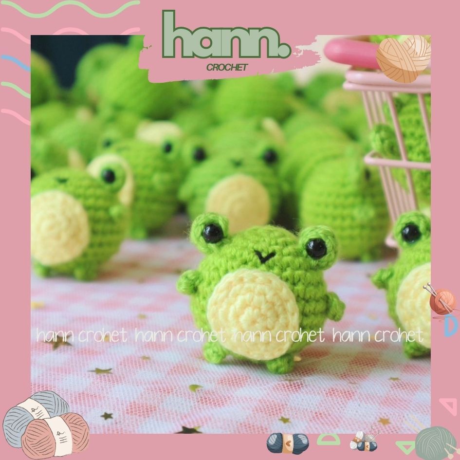 Móc Len Ếch ĐuLi móc len ếch xanh thú bông len Quà Tặng Ý Nghĩa ...