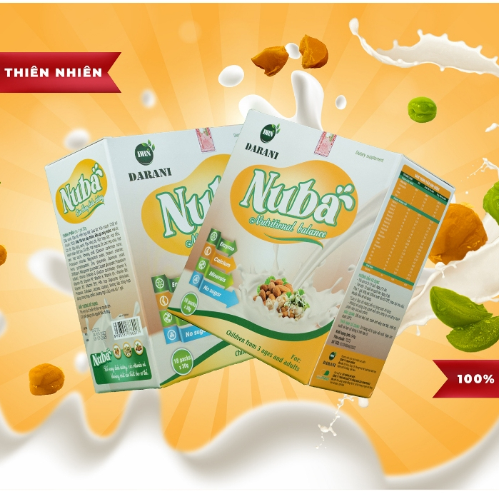 Sữa hạt NUBA - Hỗ trợ phòng ngừa ĐỘT QUỴ - TIM MẠCH hiệu quả 540g/hộp ...