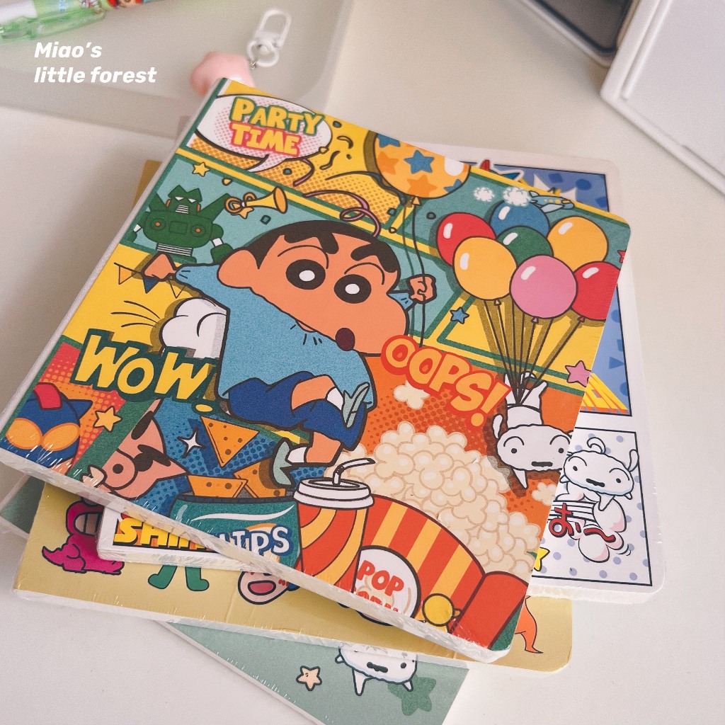 Sổ vuông Shin Chan 200 trang giấy ô ly - Miao's Little Forest | Shopee ...