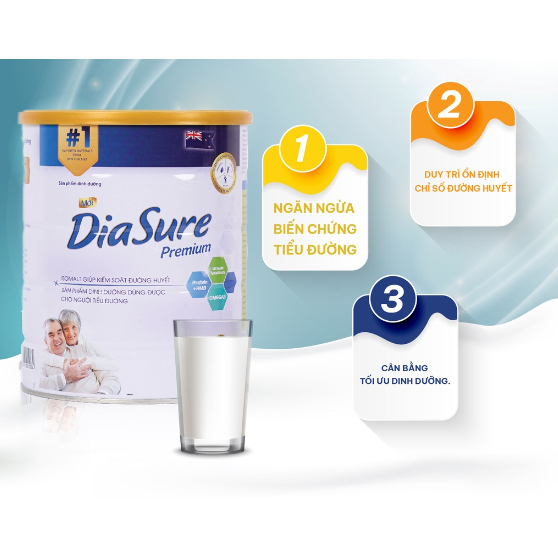 Sữa tiểu đường Diasure Premium chính hãng (hộp 650g) | Shopee Việt Nam