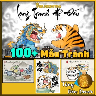 Tranh Vô Tri dán tường, Tranh Long Tranh Hổ Đấu Tấu Hài chế, Tranh Mãi ...