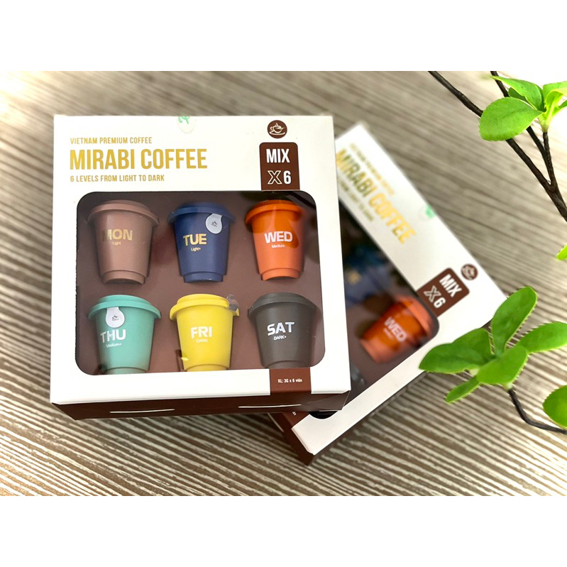COMBO 2 hộp 6 (12 viên) Cà phê Mirabi Coffee sấy thăng hoa | Shopee ...