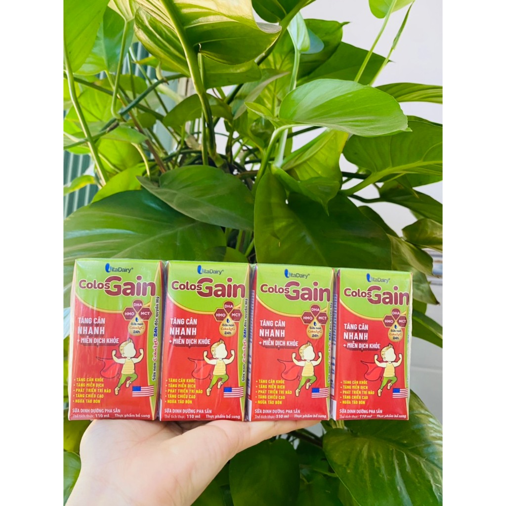 [Quét mã tích xu] Sữa Colosgain Colos Gain Pha Sẵn 110ml [Thùng 48 hộp ...
