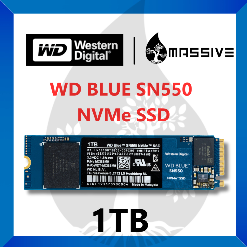 Ổ Cứng SSD Western Digital WD BLUE SN550 500GB M.2 2280 NVMe | Shopee Việt Nam