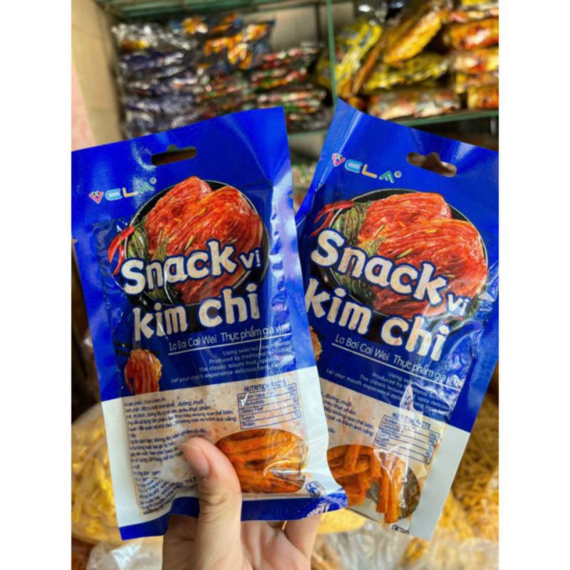 (mới) 1 gói snack kim chi vela vị thơm cay tuổi thơ | Shopee Việt Nam