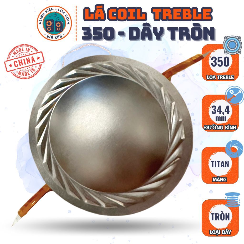 Lá Coil Loa Treble 350 - Dây Tròn và Dẹp - Made in China | Shopee Việt Nam