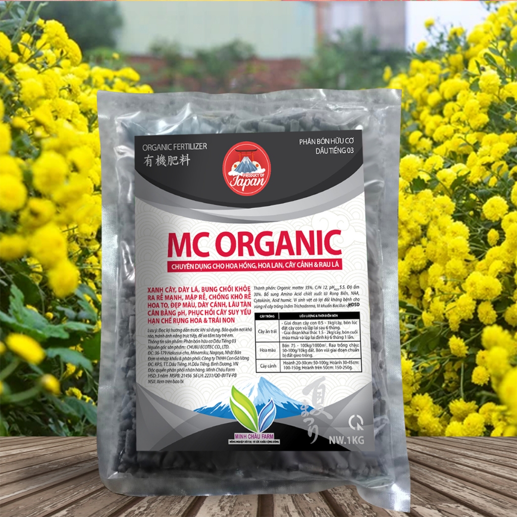 Phân bón hữu cơ MC Organic từ Nagoya Nhật Bản 1Kg | Shopee Việt Nam